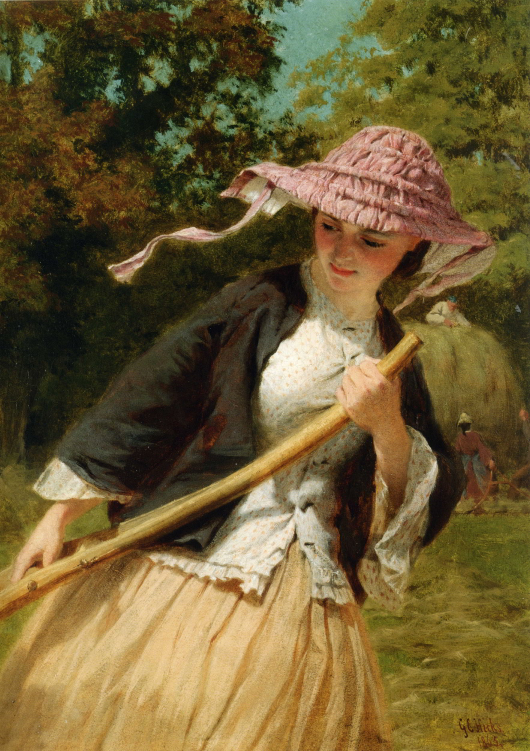 The Haymaker by George Elgar Hicks - ArtPaintingArtist